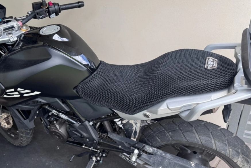 Motorcycle Seat Cover for Hot Weather – 3D Mesh Cooling | Wind Rider ...